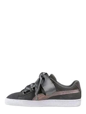 PUMA Suede Heart Lunalux "smoked Pearl" Sneakers - Grey