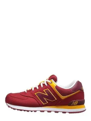 NEW BALANCE 574 "passport Pack" Low Top Sneakers - Red/yellow