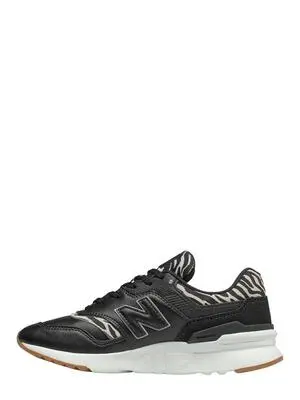 NEW BALANCE 997h Zebra Print Sneakers - Black
