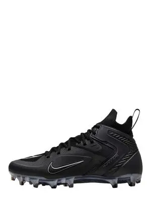 Nike Alpha Huarache Elite High Top Cleats - Black