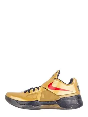 Nike Zoom Kd Iv "gold Medal" Athletic Sneakers - Goldyellowgold/red/black