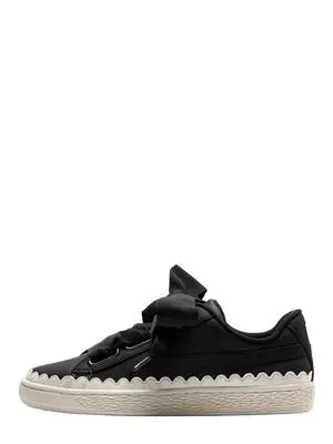 PUMA Basket Heart Scallop Sneakers - Black