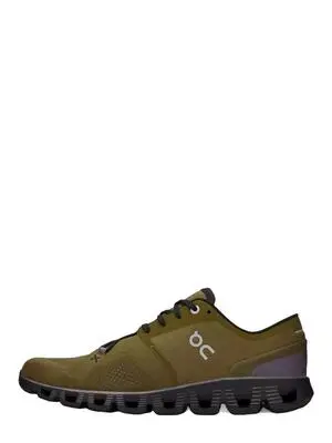 On On Running Cloud X 3 Athletic Sneakers Hunter/black