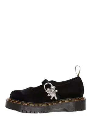 Dr. Martens Addina Bex X Heaven Marc Jacobs Velvet Mary Jane Shoes - Black