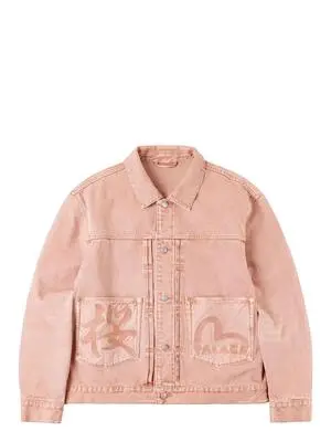 PALACE X Evisu Type 2 Denim Jacket - Pink Wash