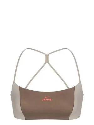 Nike Nike X SKIMS Shine Micro-Scoop Bra Truffle/stone