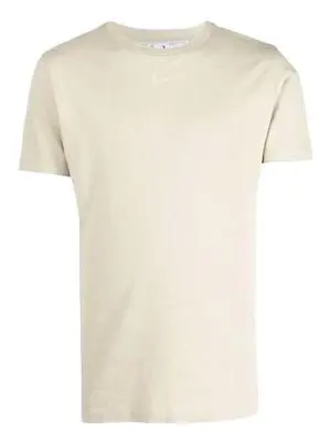 Off-White Fw21 Back Arrow Pattern Short Sleeve Ordinary Version Beige - Abbey