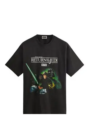 Kith X Star Wars Luke Poster Vintage Tee - Black
