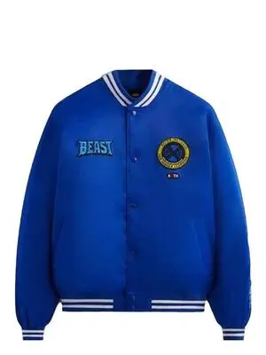 Kith Kith For X-Men Beast Satin Bomber Jacket Cyclone