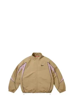 Supreme Contrast Piping Track Jacket - Tan