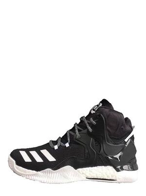 Adidas D Rose 7 High Top Sneakers - Black