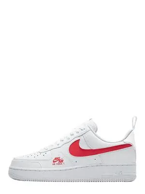 Nike Force 1 Low Utility Sneakers - White/red