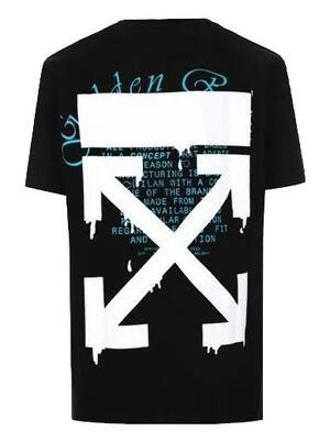 Off-White Fibonacci Dripping Arrows Slim - Black