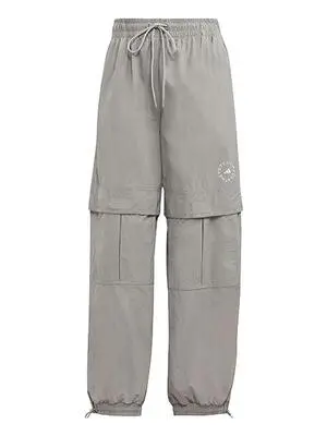 Adidas By Stella Mccartney Truecasuals Woven Solid Track Pants - Grey
