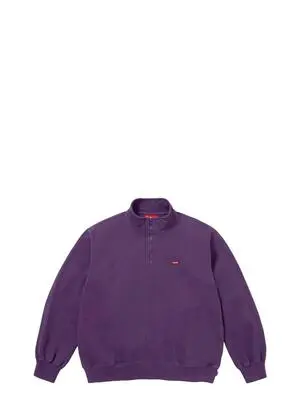 Supreme Supreme Ss26 Small Box Half Zip Pullover 'dark Purple' Dark Purple