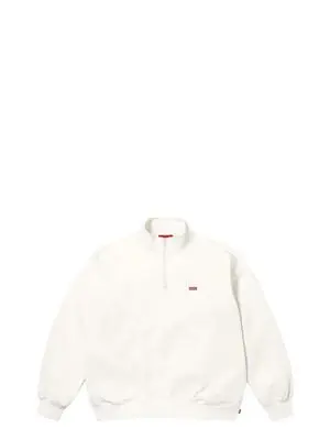 Supreme Ss26 Small Box Half Zip Pullover - White