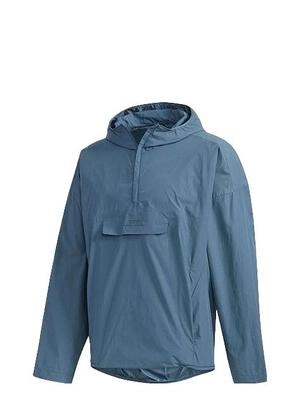Adidas Woven Pullover Anorak Jacket - Blue