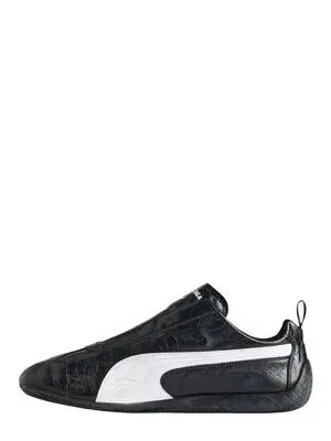Balenciaga X Puma Speedcat Leather Sneakers - Black/white