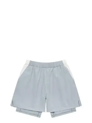 NEW BALANCE Nb Logo 2-in-1 Athletic Shorts - Grey
