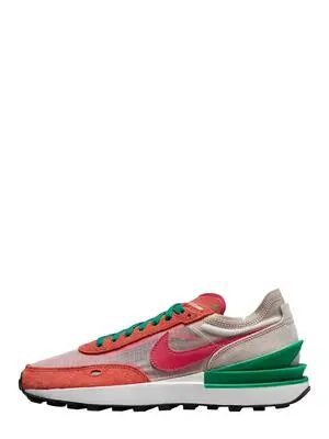 Nike Waffle One Casual Low Top Sneakers - Red/orange/green