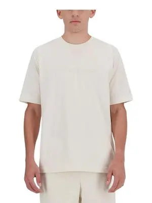 NEW BALANCE Wordmark Logo T-shirt Asia Sizing - Linen