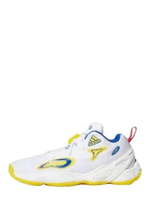 Adidas Exhibit A Basketball Sneakers - White/yellow