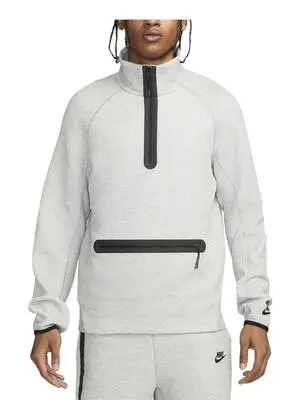 Nike Tech Fleece Half Zip Sweatshirt - Grey