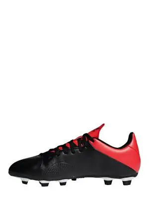 Adidas X 18.4 Fg Athletic Cleats - Core Black/off White/active Red