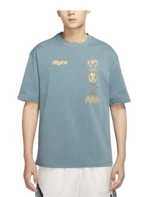 JORDAN Air Jordan Heritage Short Sleeve Tee 'blue' Blue