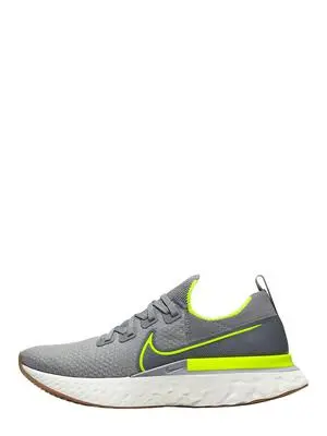 Nike React Infinity Run Flyknit Sneakers - Grey/green