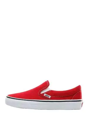 VANS Slip-on Sneakers - Red/white