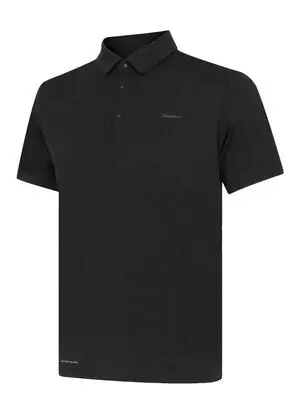 LI-NING Logo Training Polo Shirt - Black