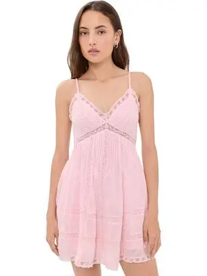 LoveShackFancy Docila Dress - Pink