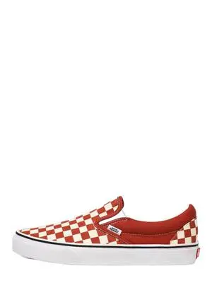 VANS Vans Classic Slip-On Checkerboard Sneakers White/red