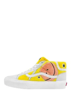 VANS Mid Zoo Skool Vlt Lx Sneakers - White/yellow