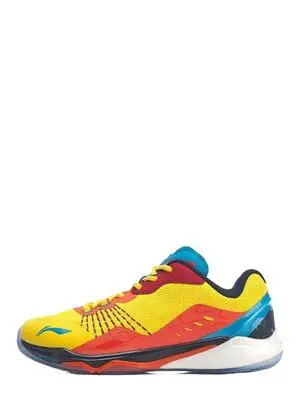 LI-NING Monkey King Badminton Shoes - Yellow/red/blue