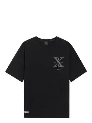 LI-NING Way Of Wade Graphic T-shirt 'black - Black/grey