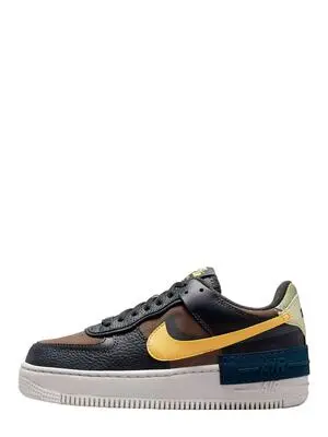 Nike Nike Air Force 1 Shadow Sneakers Black/brown/yellow