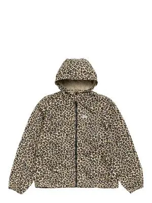 StÜssy Lightweight Hooded Jacket Animal Print - Cheetah