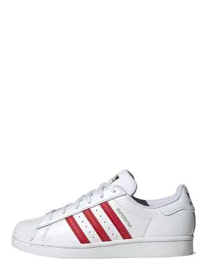 Adidas Superstar Sneakers - White/red