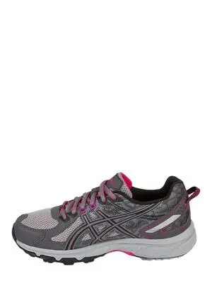 Asics Gel-venture 6 Trail Running Shoes - Grey/pink