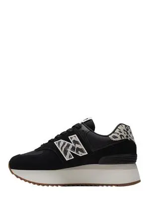 NEW BALANCE New Balance 574+ "Black Leopard" Sneakers Black/leopard
