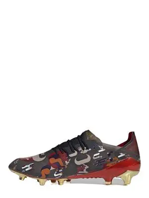 Adidas X Ghosted.1 Ag Football Boots - Black/gold/red