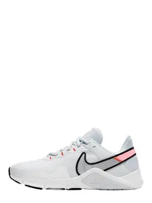 Nike Legend Essential 2 Low Top Athletic Sneakers - Gray/dark Gray/dark Red