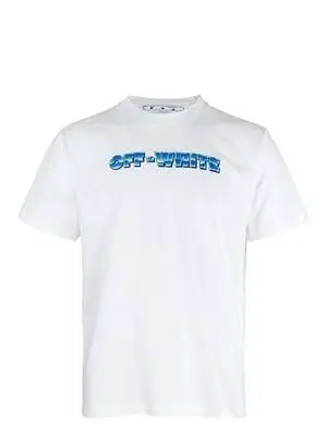 Off-White Ss22 Logo Printing Arrow Short Sleeve White - Multi-color