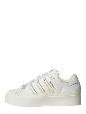 Adidas Superstar Bonega Embroidered Floral Sneakers - Creamy
