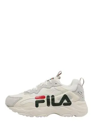 FILA Ray Tracer Linear Low Top Sneakers - Gray/black/red