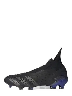 Adidas Predator Freak+ Fg Soccer Cleats - Core Black/iron Metallic/sonic Ink