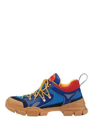 Gucci Flashtrek "blue Gum" Sneakers - Blue/red/yellow