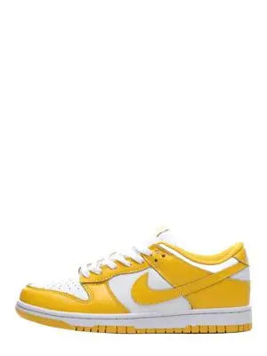 Nike Dunk Low Sneakers - Yellow/white
